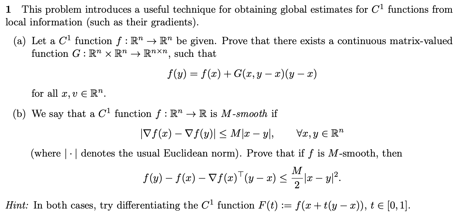 Solved 1 This problem introduces a useful technique for | Chegg.com