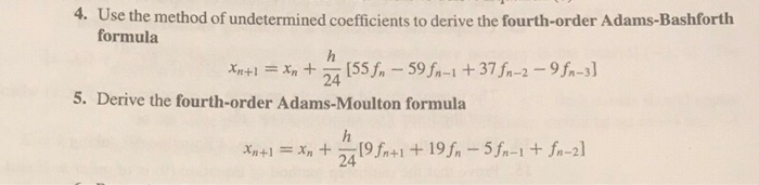 4. Use the method of undetermined coefficients to | Chegg.com
