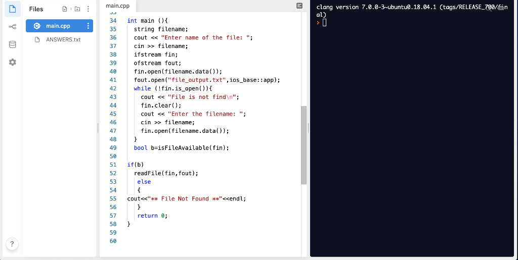 Solved Write A C Program That Reads That Text File And Chegg