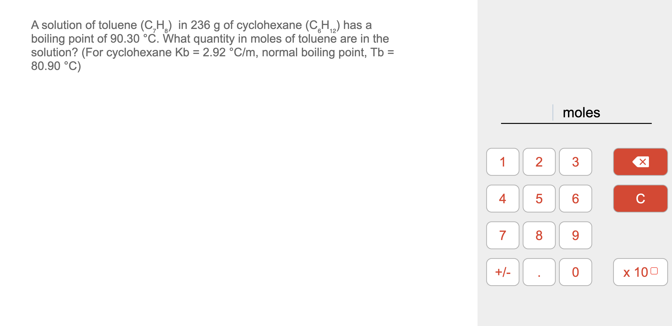 Solved A solution of toluene \\( \\left(\\mathrm{C}_{7} | Chegg.com Solved A solution of toluene \\( \\left(\\mathrm{C}_{7} | Chegg.com