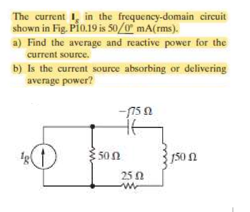 Solved Good afternoon,The current Ig ﻿in the | Chegg.com