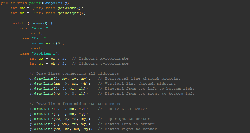 Solved (25) 1. Complete case for problem 1 in paint | Chegg.com