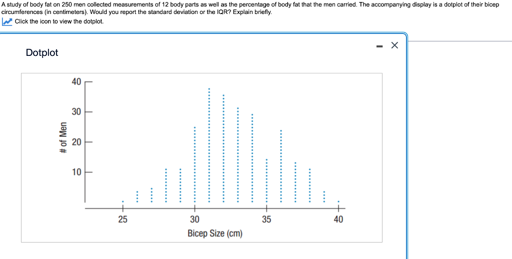 Solved ircumferences (in centimeters). Would you report the | Chegg.com