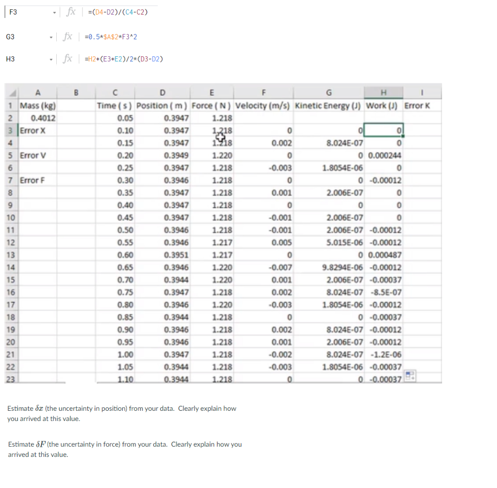 Solved How to find error propagation of uncertainty and how | Chegg.com