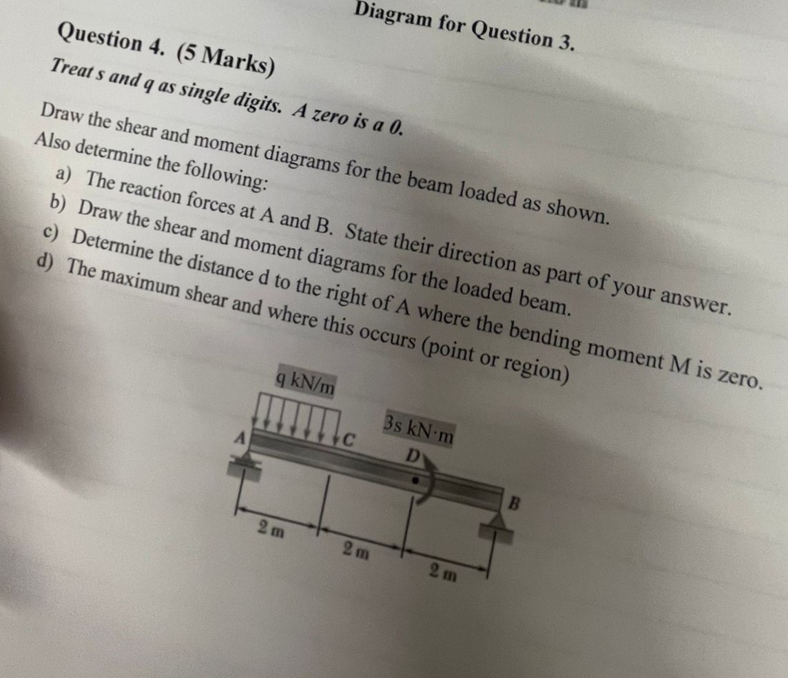 Question 4. (5 Marks) Diagram for Question 3. Treat s | Chegg.com Question 4. (5 Marks) Diagram for Question 3. Treat s | Chegg.com
