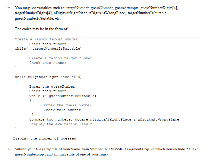 Solved 1 Write a code about guessing a number: "Guess the | Chegg.com