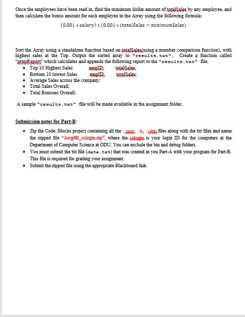 Assignment #6 Problem Solving and Programming in C++/ | Chegg.com