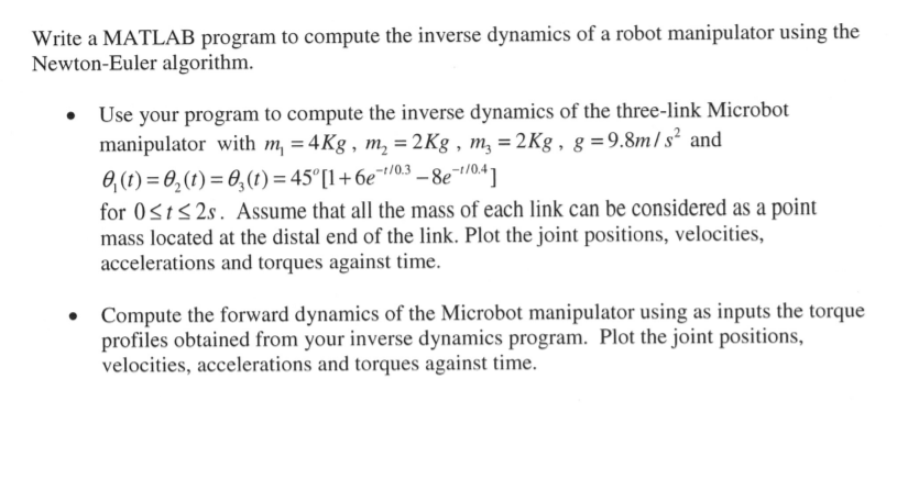 Write A Matlab Program To Compute The Inverse 
