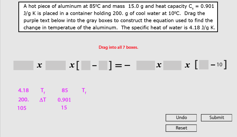 Solved i need the answers to the 7 boxes. the answer choices | Chegg.com