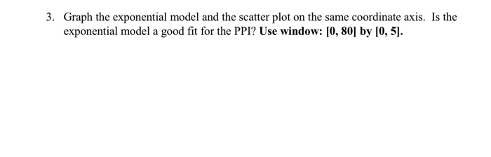 Solved Project II Modeling Exponential Functions Background | Chegg.com
