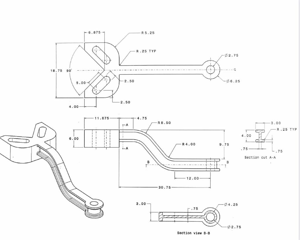 Solved Please use CATIA to model the following: show step by | Chegg.com