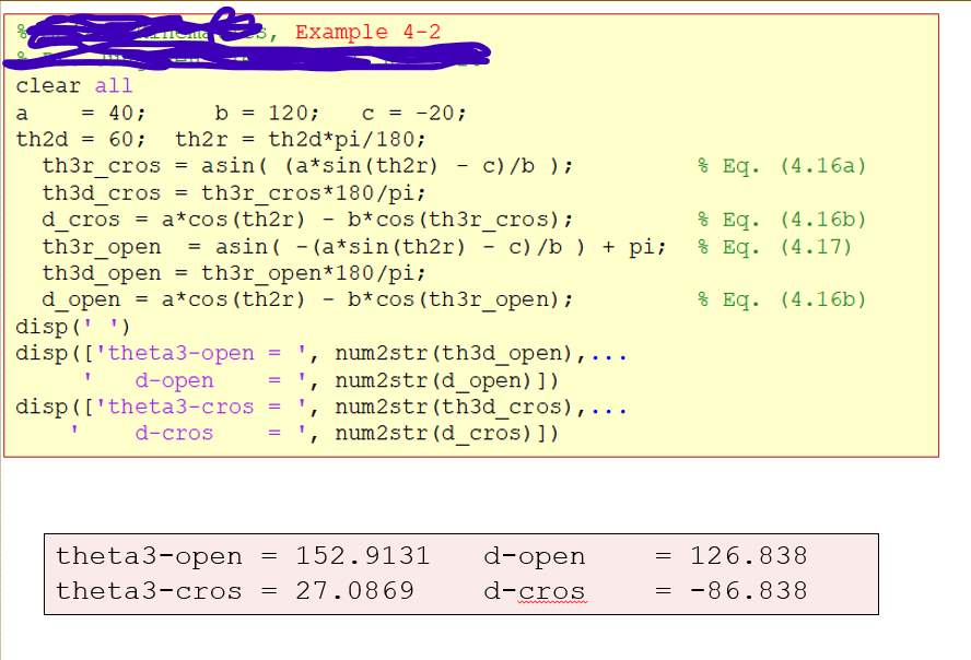 Solved below is example from the lecture , I need the | Chegg.com