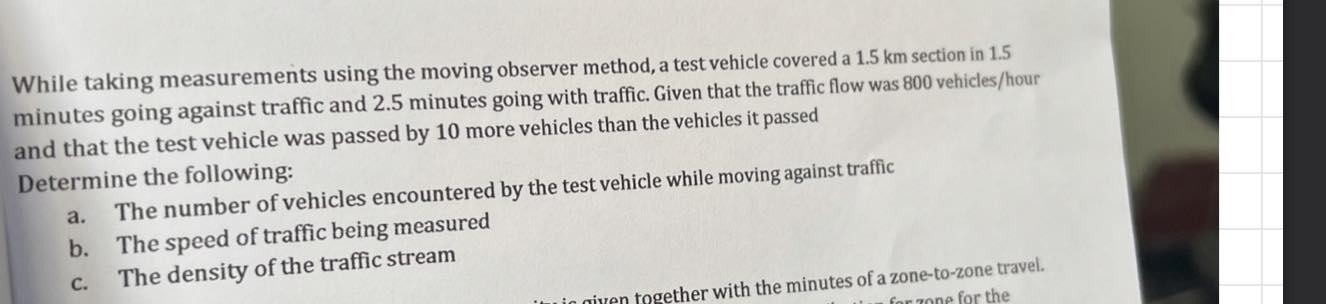 Solved While taking measurements using the moving observer | Chegg.com