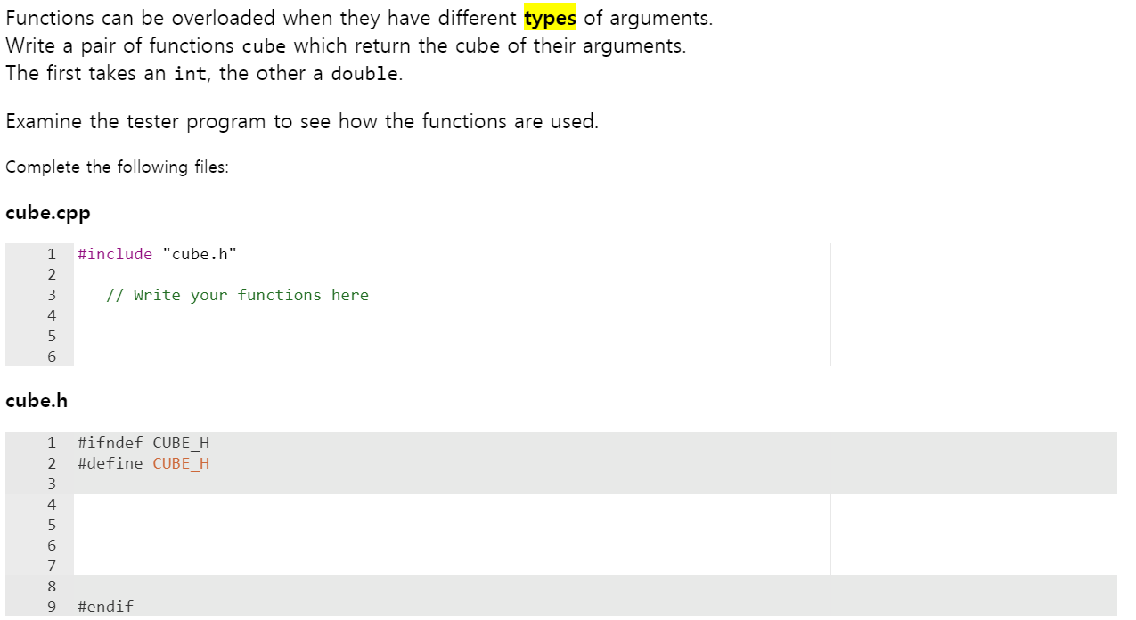 Solved Functions can be overloaded when they have different | Chegg.com