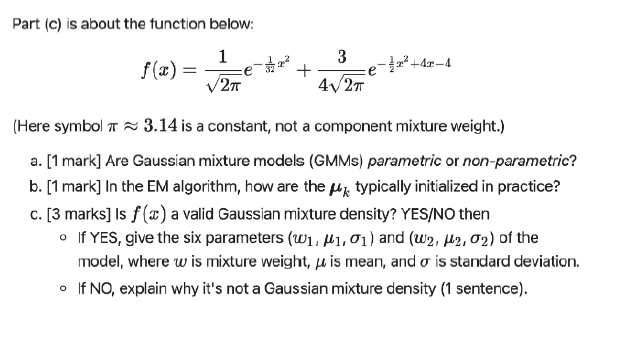 Solved Part (c) is about the function below: | Chegg.com Solved Part (c) is about the function below: | Chegg.com