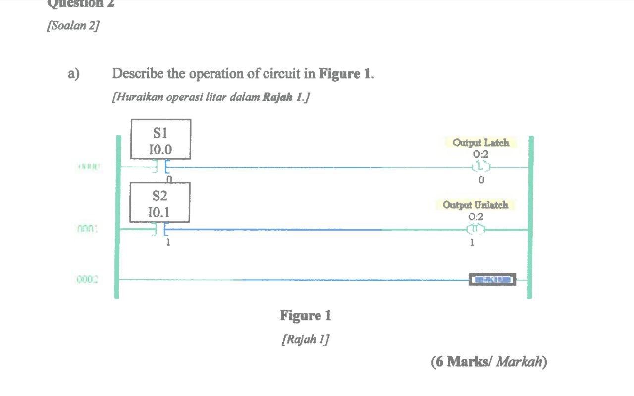 Solved a) Describe the operation of circuit in Figure 1. | Chegg.com