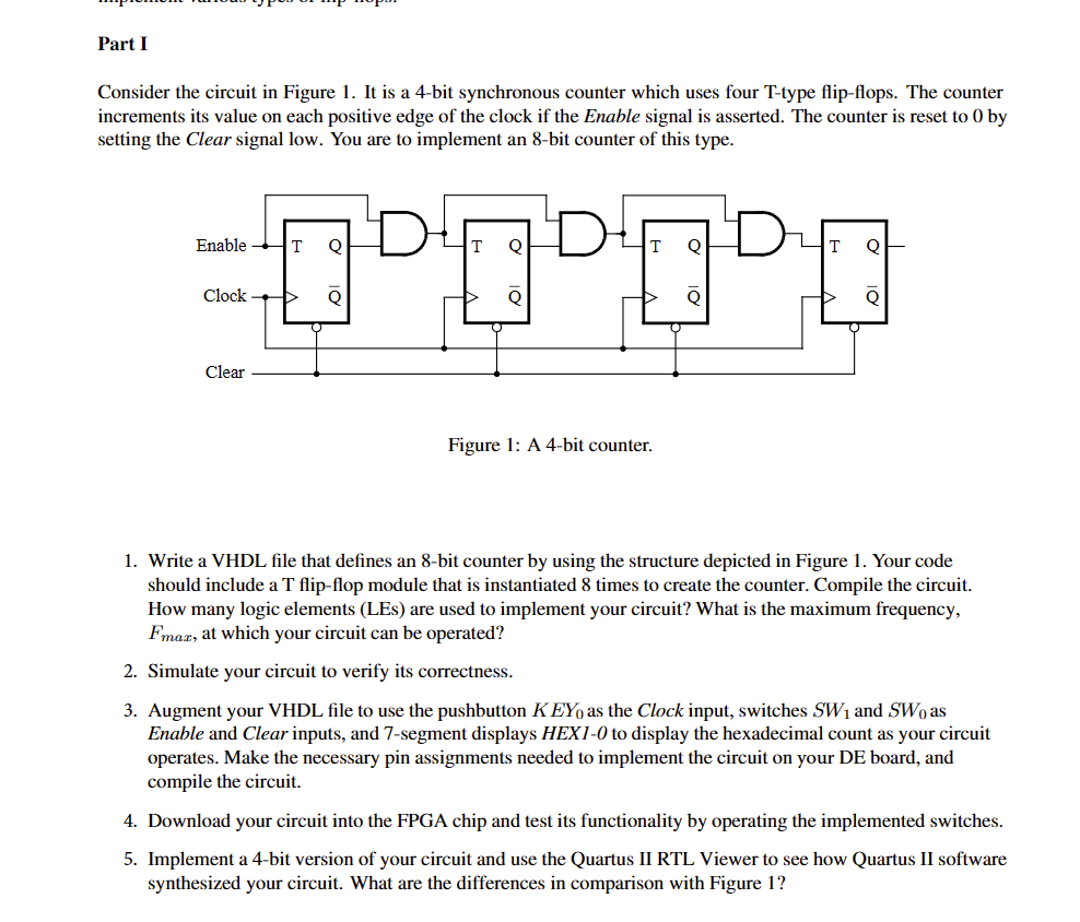 Solved Part I Consider the circuit in Figure 1. It is a | Chegg.com