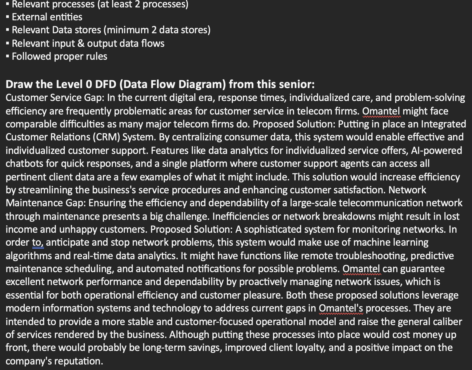 Solved Relevant processes (at least 2 ﻿processes)External | Chegg.com