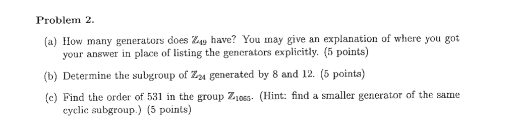 Solved Problem 3. Let σ and τ be the following permutations | Chegg.com
