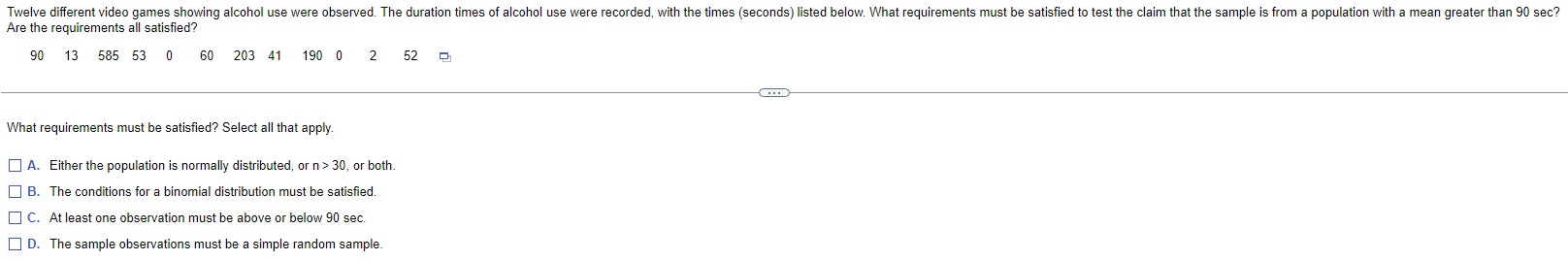 Solved Twelve different video games showing were observed. | Chegg.com