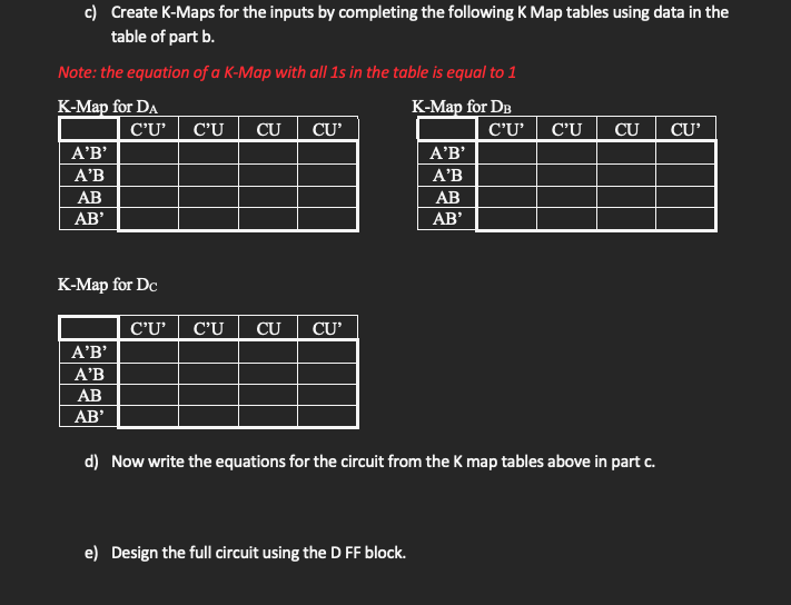 Solved Design a three-bit down counter using three D | Chegg.com