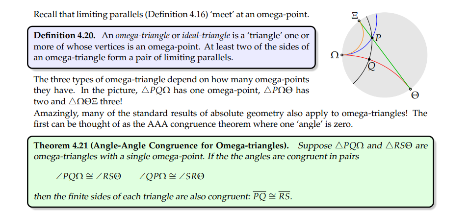 Solved Let ℓ and m be limiting parallels. Explain why they | Chegg.com