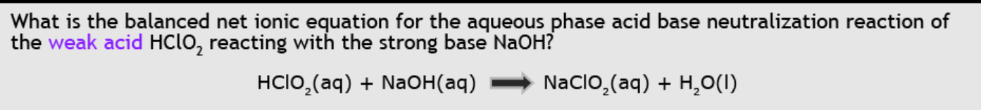 Solved What is the balanced net ionic equation for the | Chegg.com