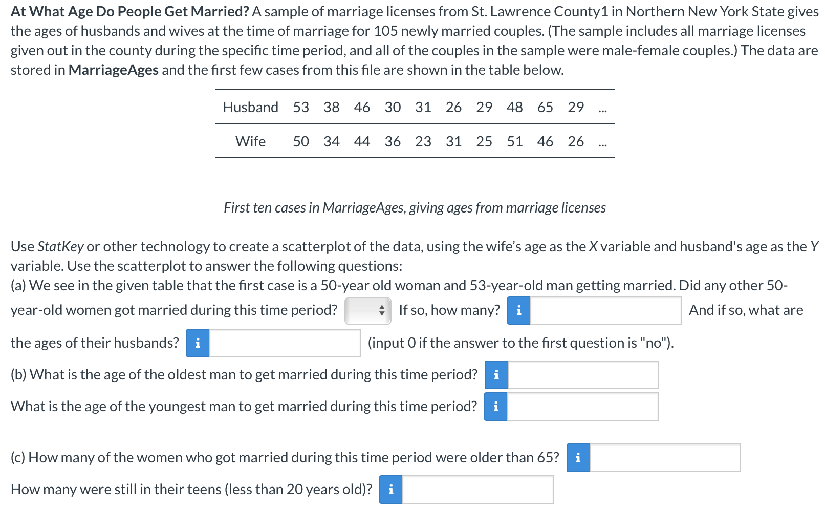 Solved Use StatKey or other technology to find the | Chegg.com