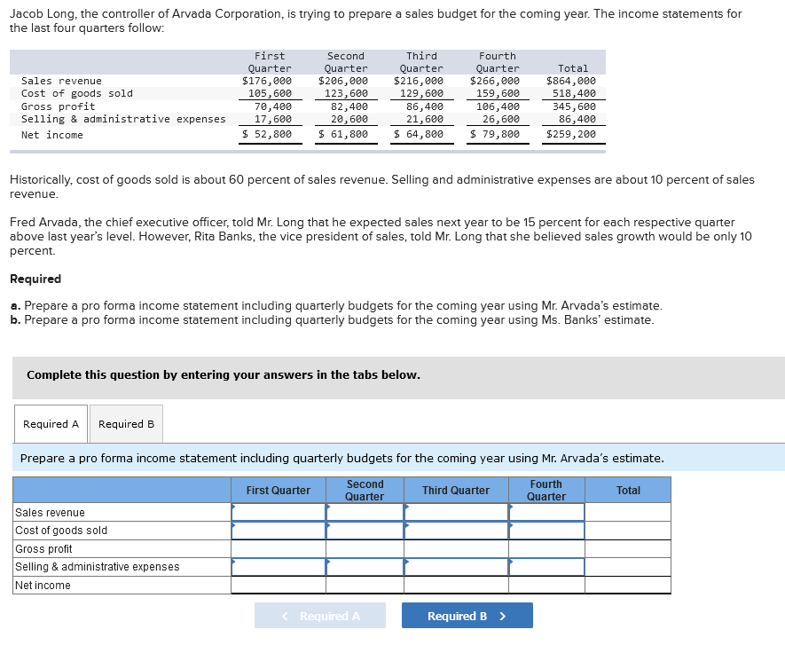 Solved Jacob Long, the controller of Arvada Corporation, is | Chegg.com