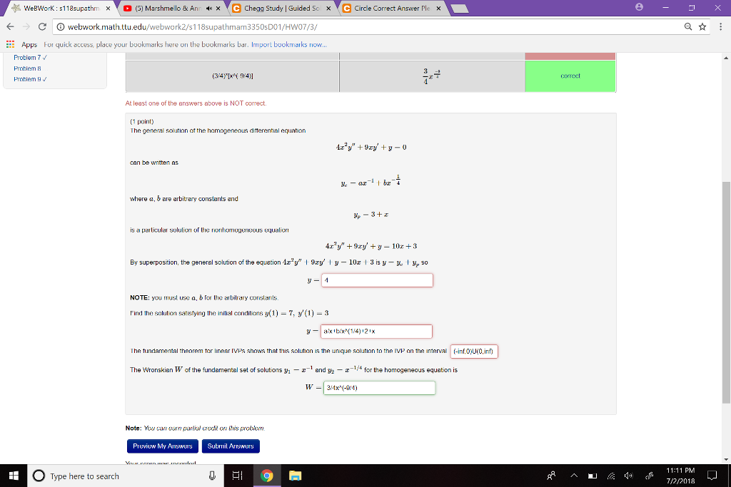 Solved WeBWork: 5118supathmx(5) Marshmello & Anr x Chegg | Chegg.com