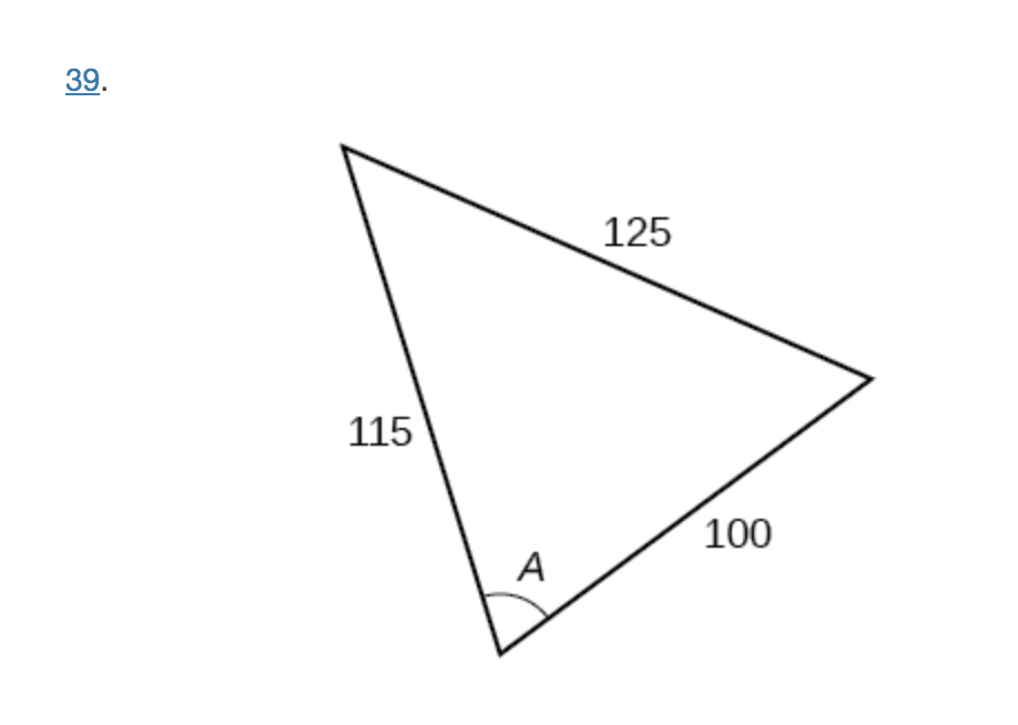 Solved 39. 125 115 100 A 41. 40.6 38.7 A 23.3 | Chegg.com