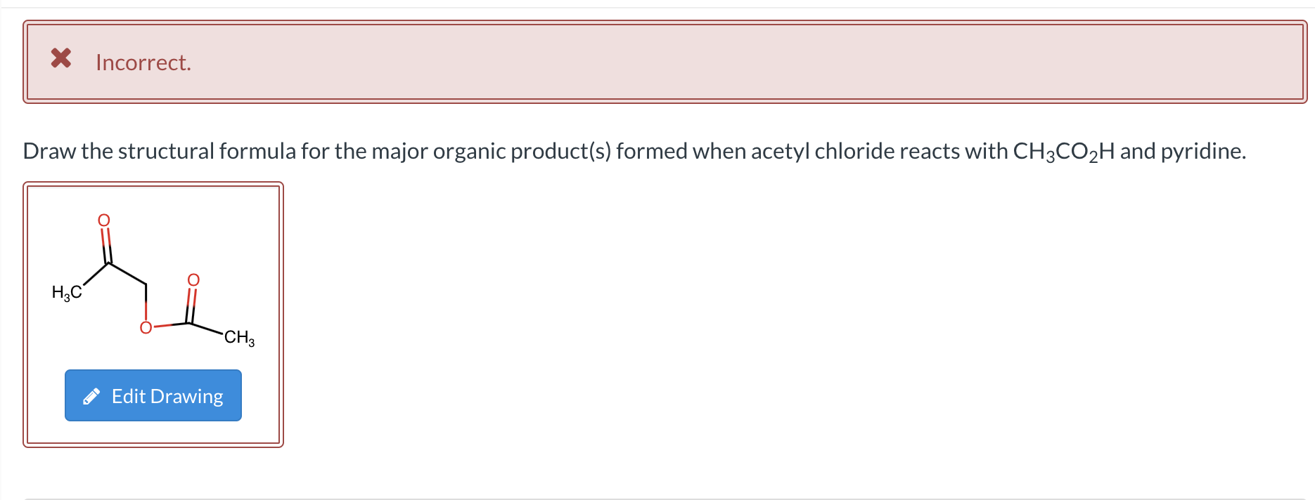 Solved Draw the structural formula for the major organic | Chegg.com