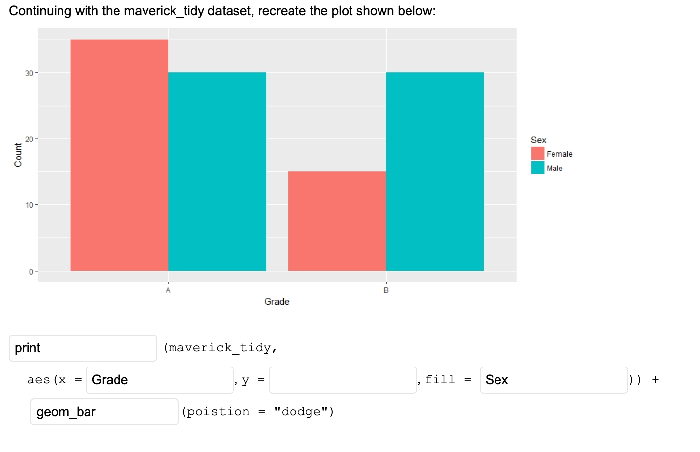 Solved Continuing With The Mavericktidy Dataset Recreate 