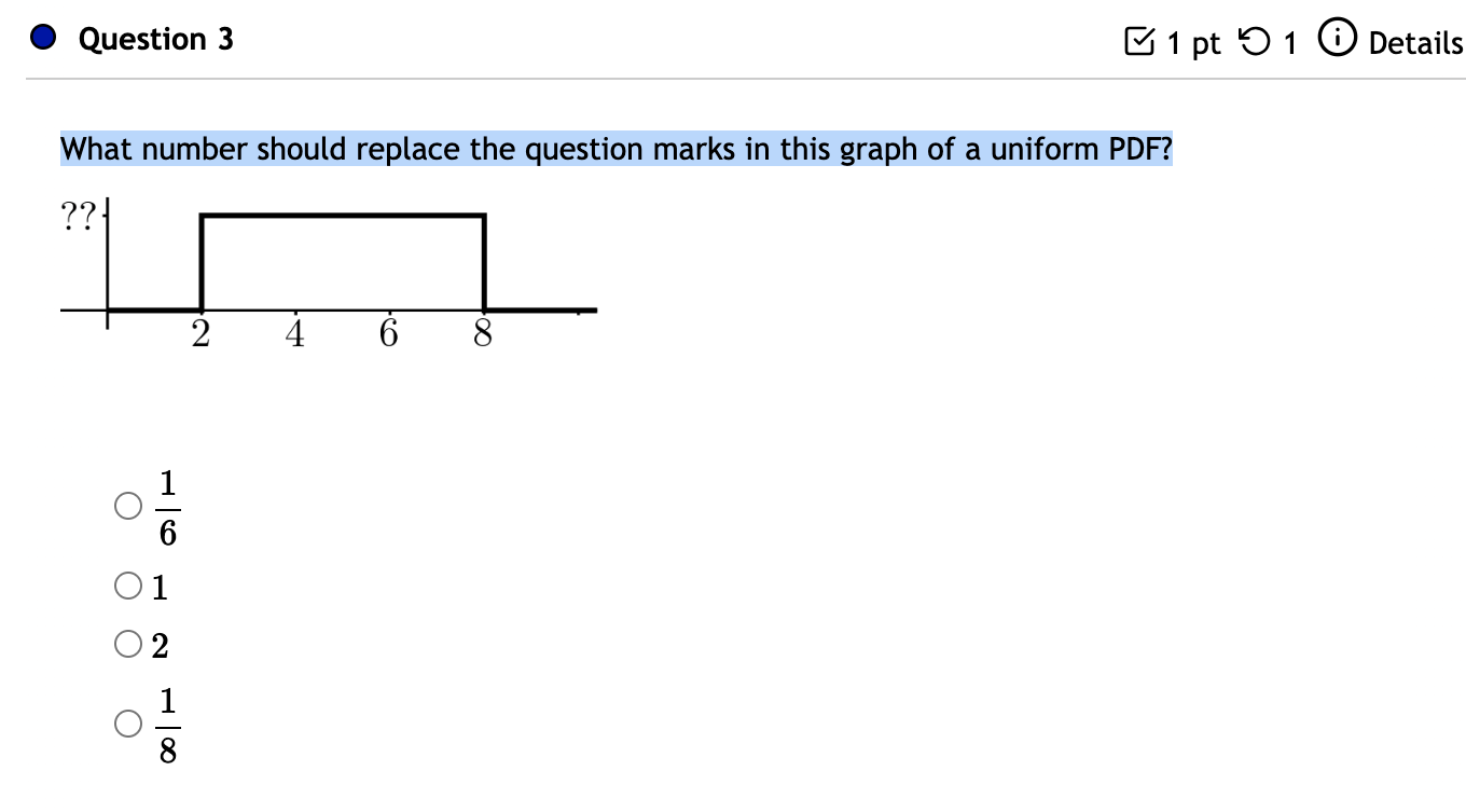 Solved What number should replace the question marks in this | Chegg.com