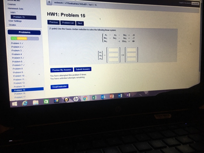 Solved Webwork S118ankakhtm2360sd01 Hw1 15 Homework Sets