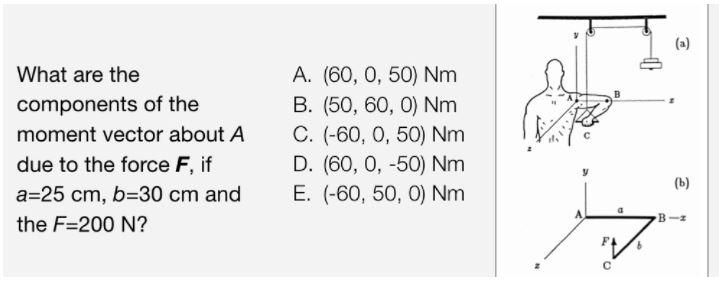 Solved (a) What are the components of the moment vector | Chegg.com
