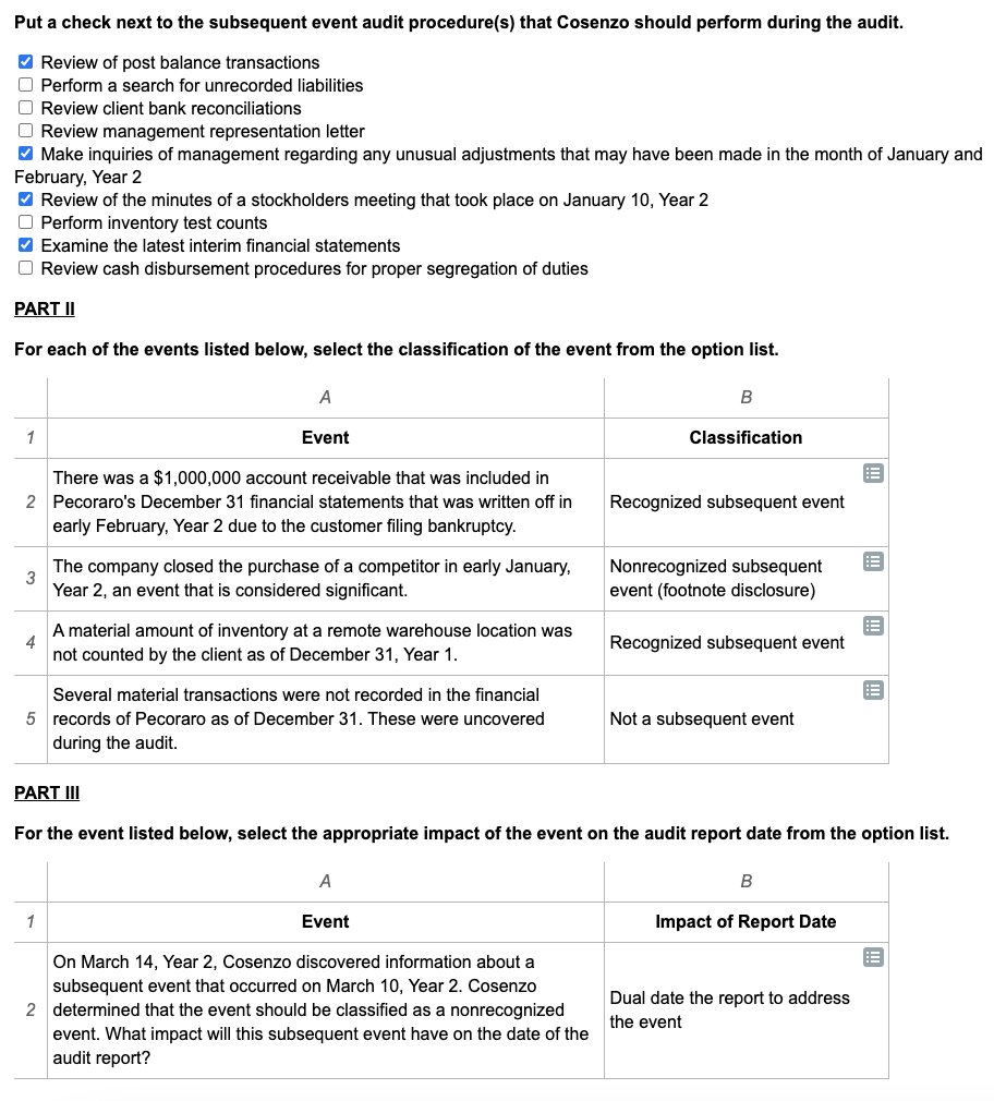 Scroll down to complete all parts of this task. | Chegg.com
