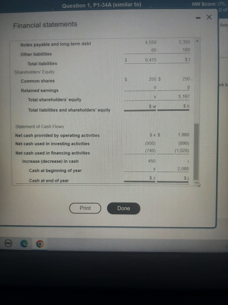 Solved Requirement 1. Determine the missing amounts denoted | Chegg.com