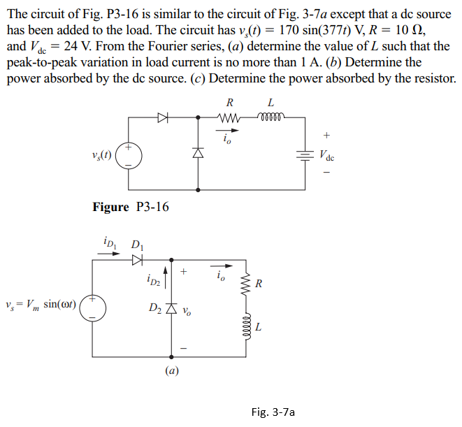 [Solved]: The circuit of Fig. P3-16 is similar to the circ