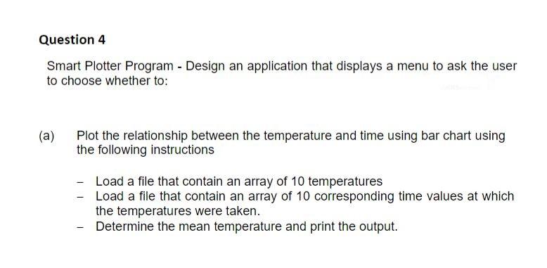 Solved Smart Plotter Program Design An Application That