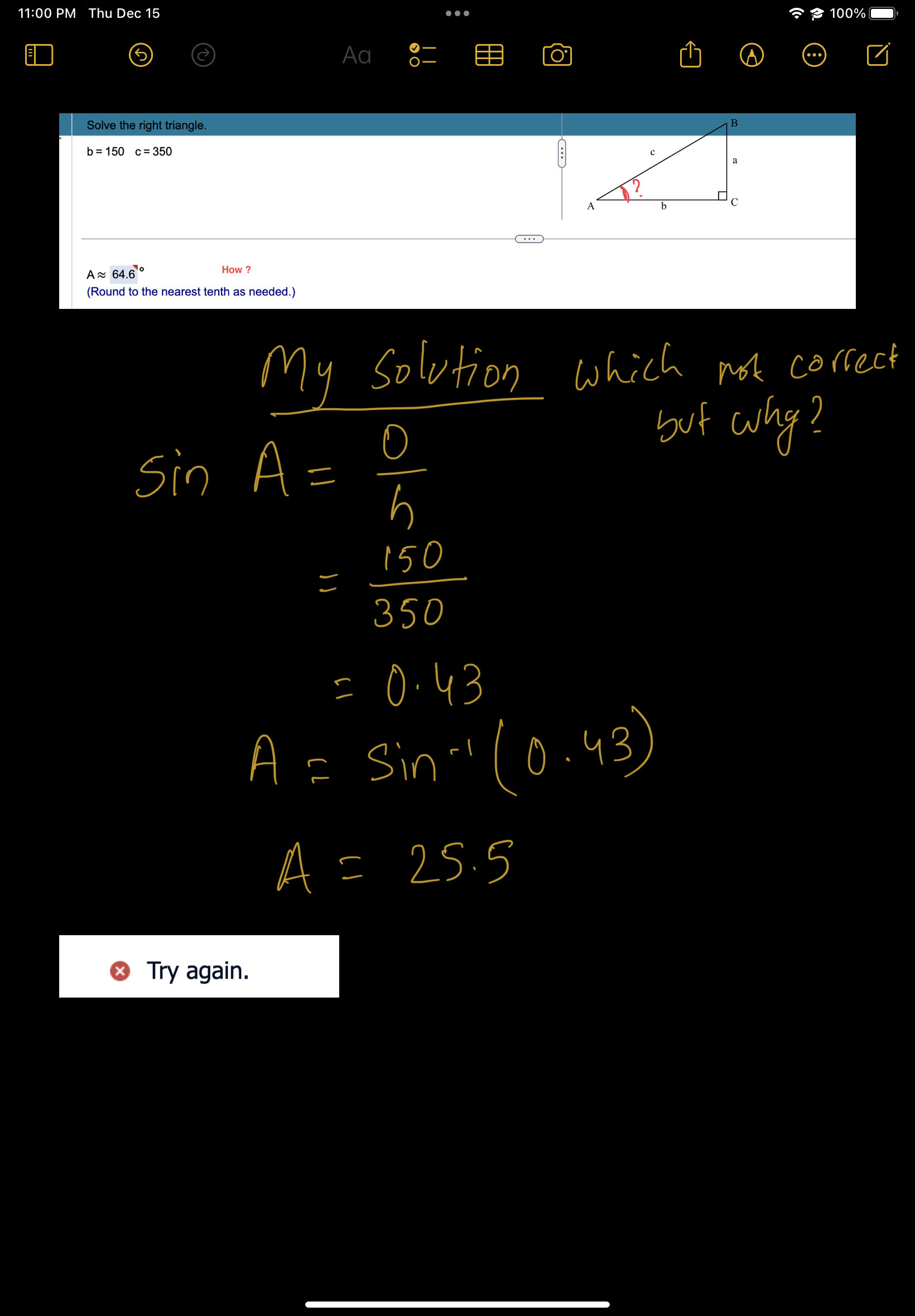 Solved My Solution which not correct sin | Chegg.com