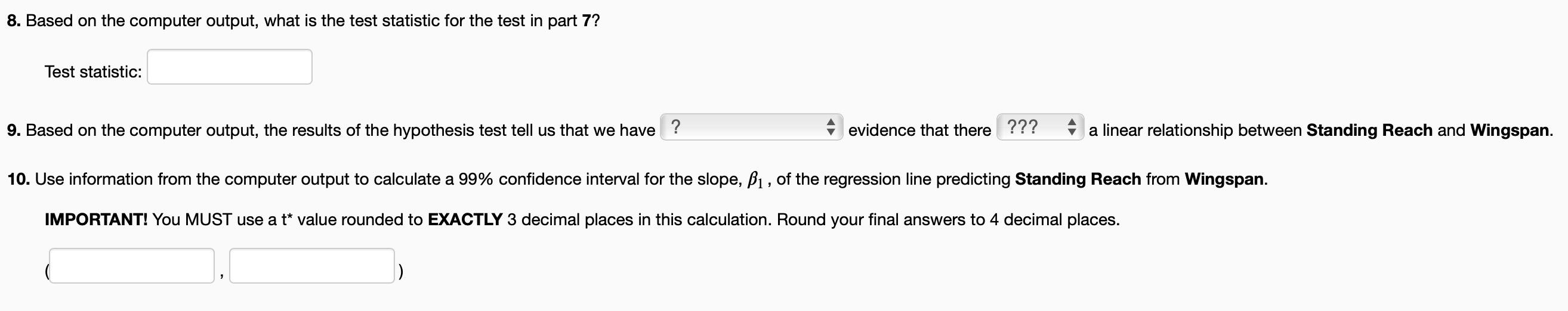 Solved (14 points) Standing Reach in the NBA Standing reach | Chegg.com