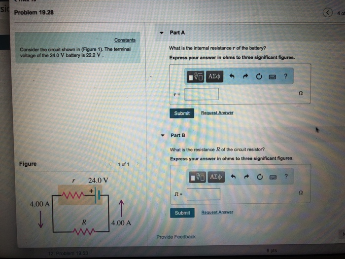 Solved Sl Problem 19.28 ? Part A Constants Consider the | Chegg.com