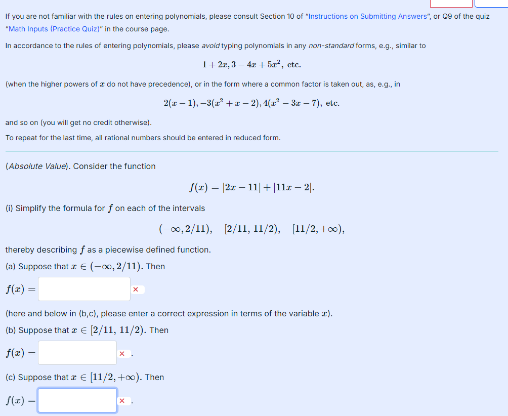 Solved (Absolute ﻿Value). ﻿Consider the | Chegg.com