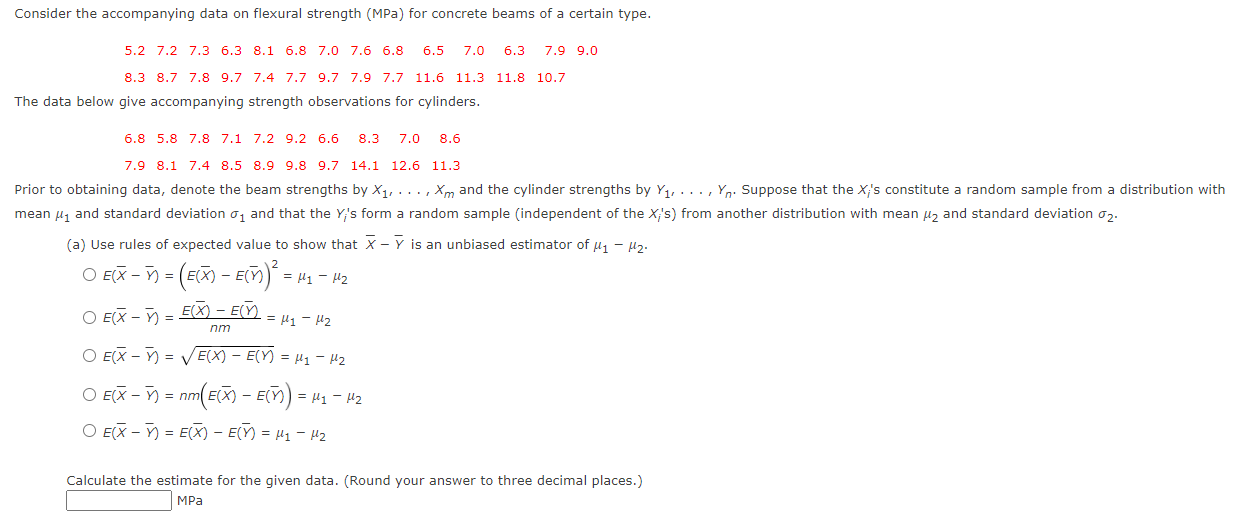 Solved (b) Use rules of variance to obtain an expression for | Chegg.com
