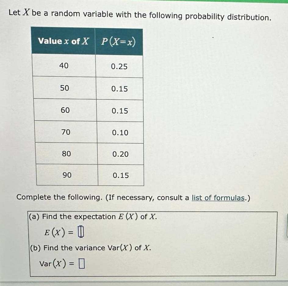 [Solved]: please do it Let X be a random variable with the f