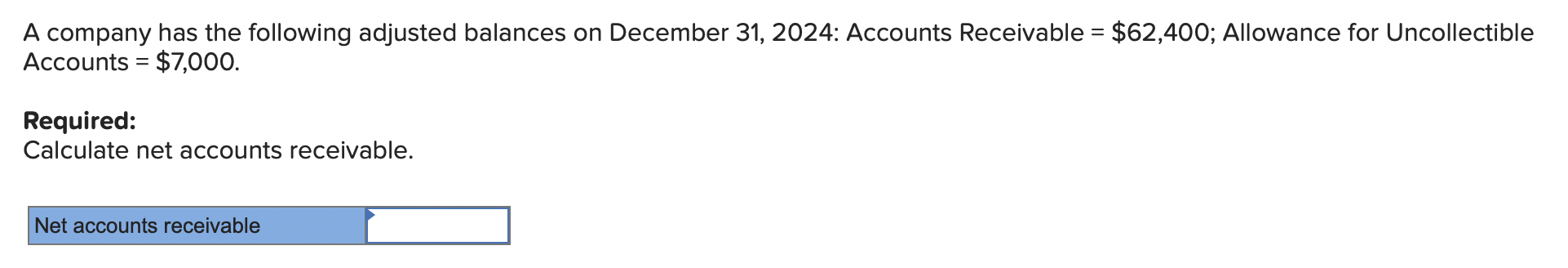 Solved A company has the following adjusted balances on | Chegg.com