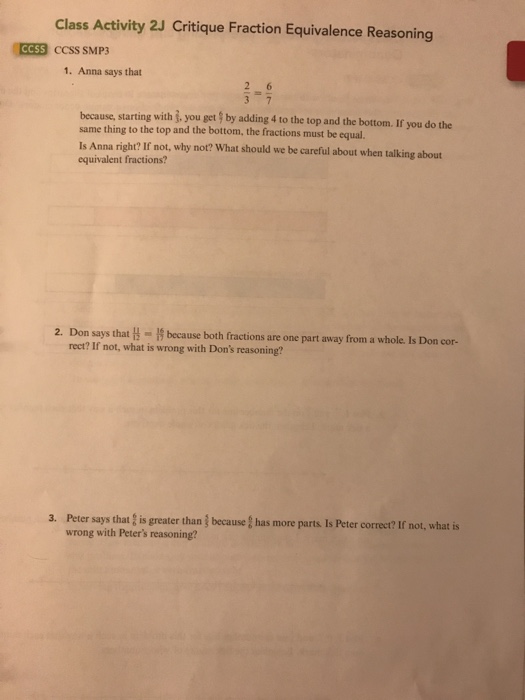 Solved CA-32 Chapter 2 Fractions and Problem Solving 2.3 | Chegg.com