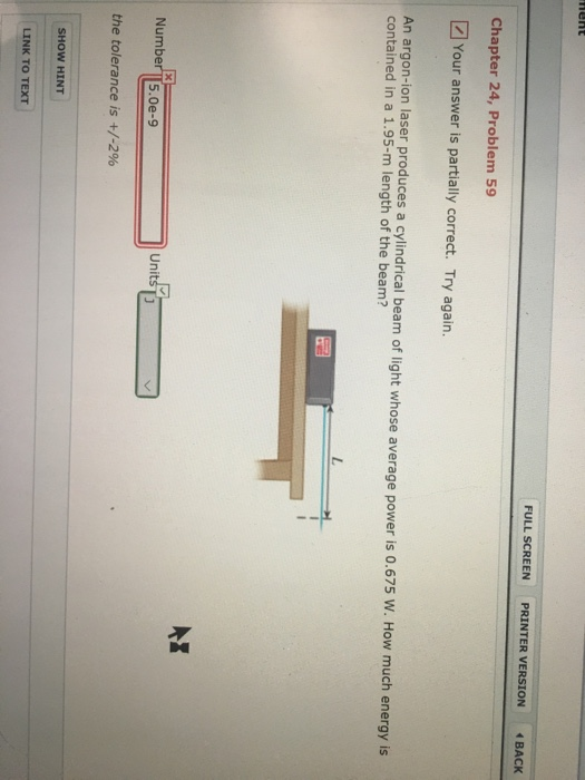 Solved FULL SCREEN PRINTER VERSION BACK Chapter 24, Problem | Chegg.com