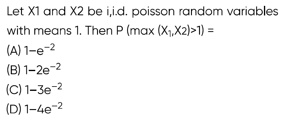 Solved Let x1 ﻿and x2 ﻿be i,i.d. ﻿poisson random | Chegg.com